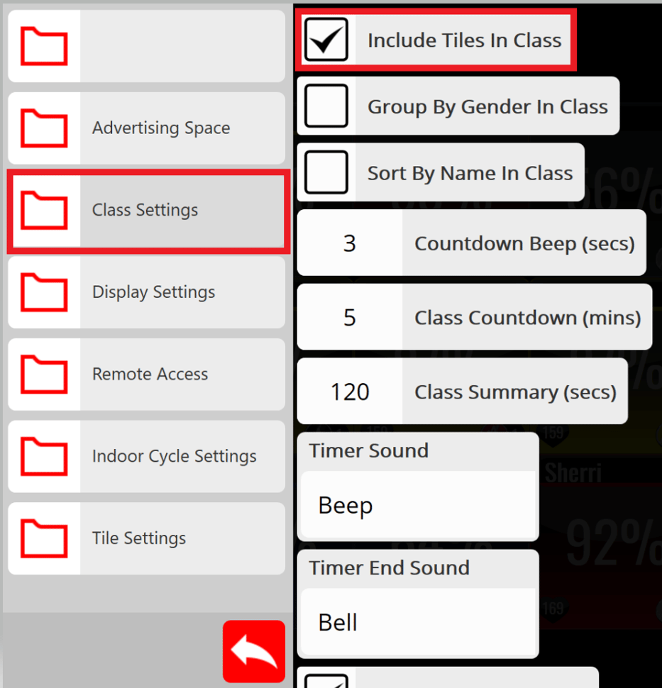 Can I hide member tiles in the Myzone software?