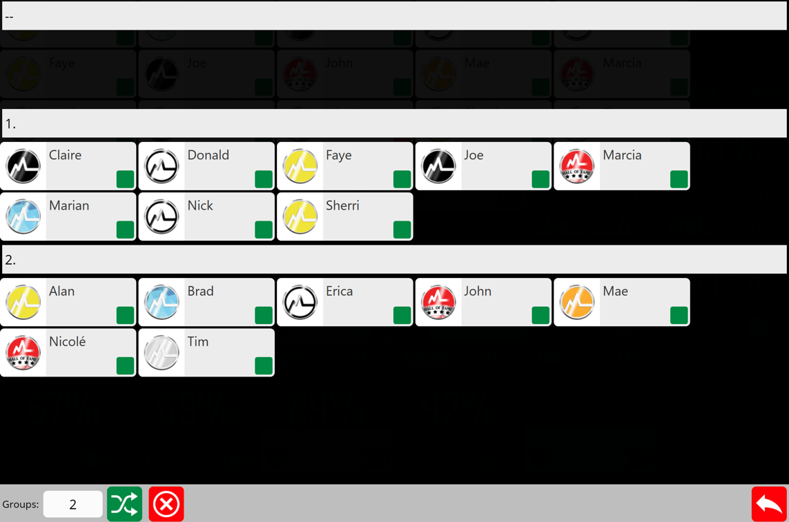 How do I create groups in the Myzone software?
