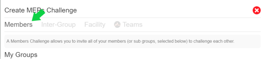 Creating a Myzone Challenge for your Members