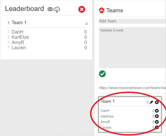 How to create a Myzone Team Challenge