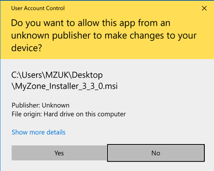 How to update your Myzone software