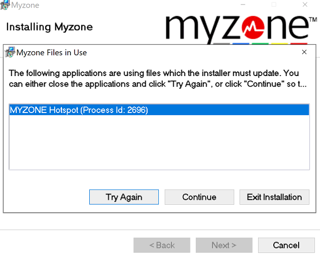 How to update your Myzone software